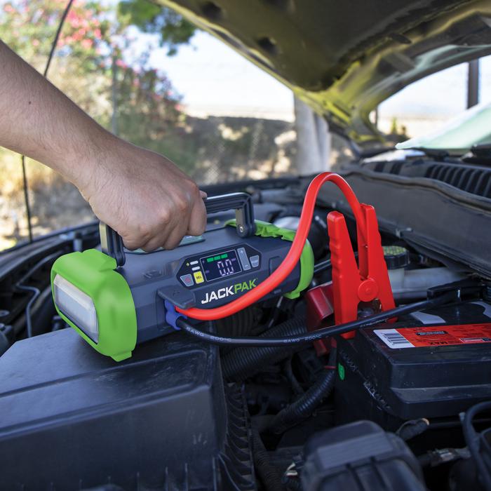 Ultra2500A Lithium Jump Starter with Air Inflator, LED Flashlight, and ...